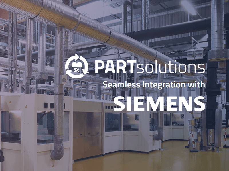 SIEMENS seamless integration with Partsolutions for engineering reuse