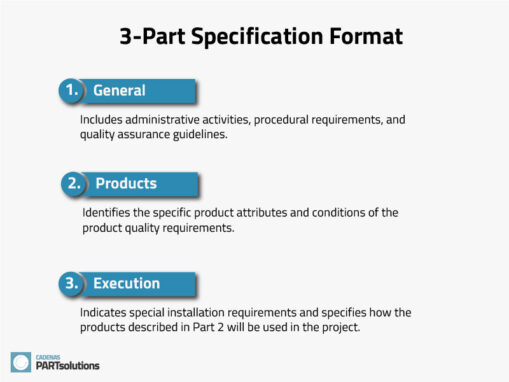 What Is a 3-Part Specification? - CADENAS PARTsolutions